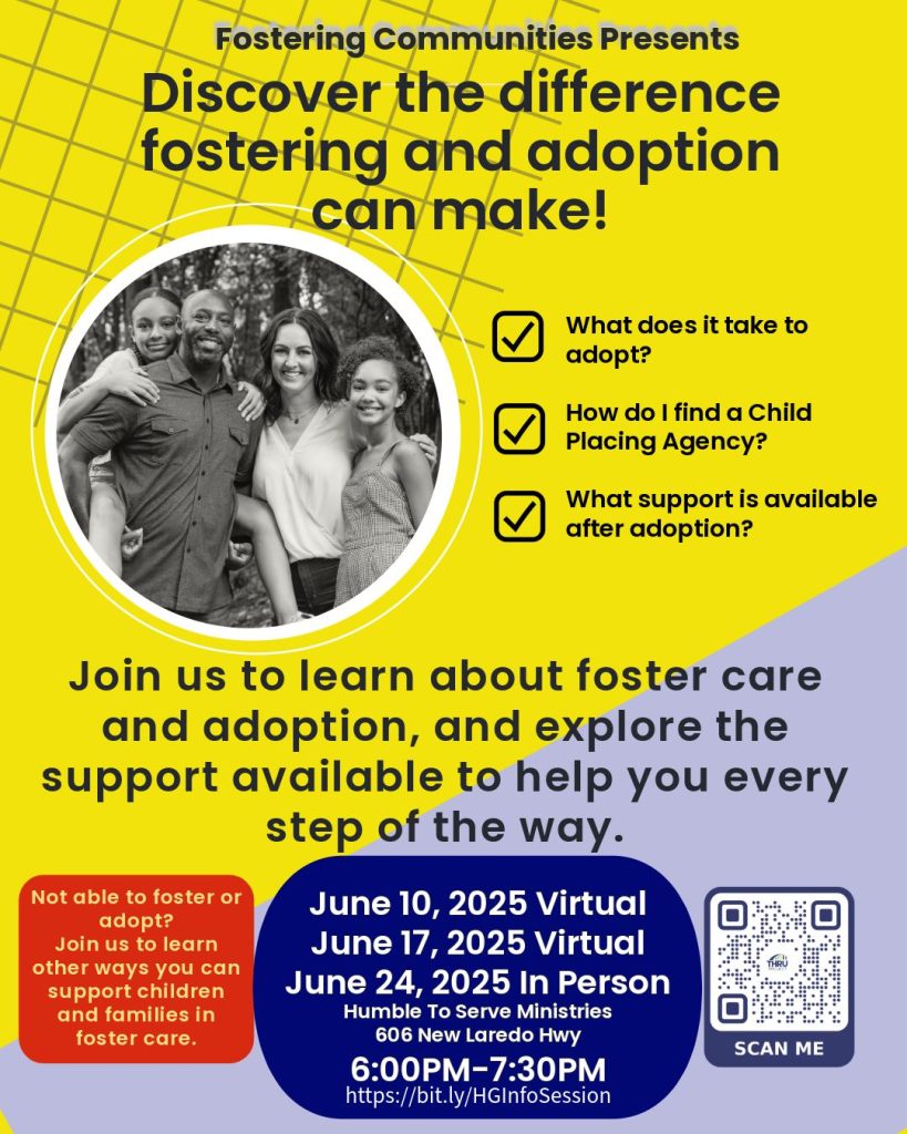 Virtual Foster and Adoptive Parent Information Sessions